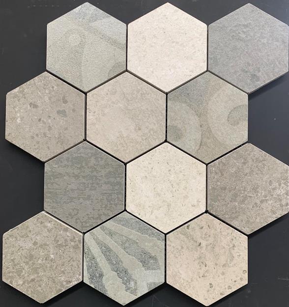 HEXAGONAL MOSAICS & HEXAGON TILES | The Tile Mob