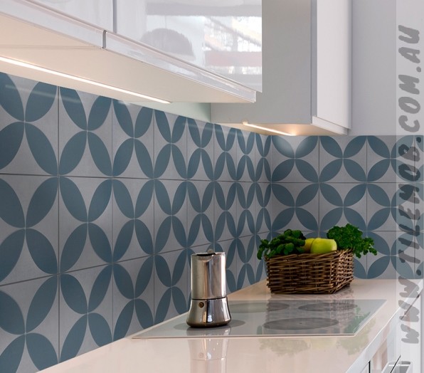 DENIM BLUE MATT CAMBRIDGE ARTISAN - 200x200mm | The Tile Mob